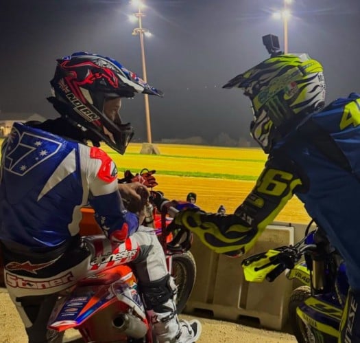 End of an Era: Casey Stoner's Surprise Visit to Valentino Rossi's Ranch ...